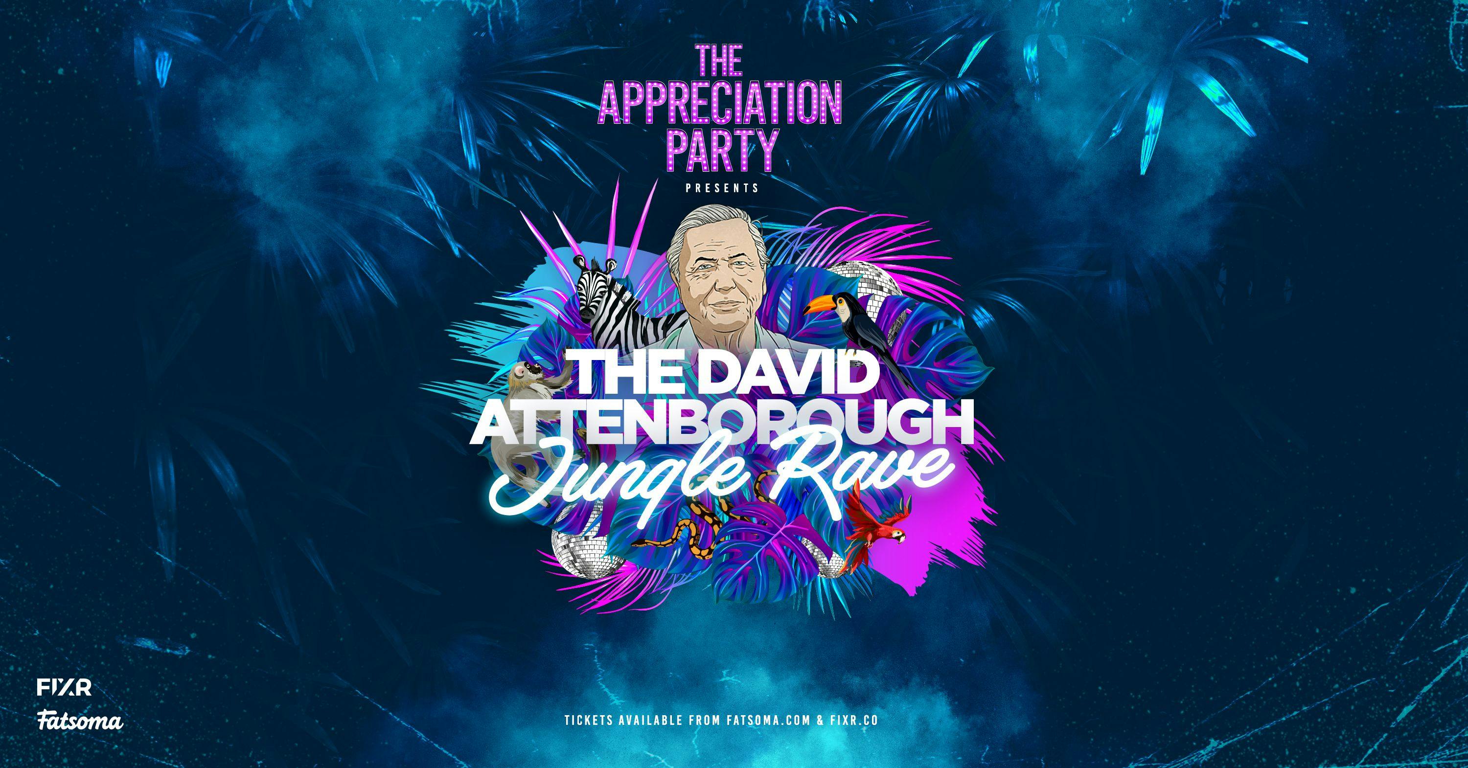 The David Attenborough Jungle Rave 🦁 Edinburgh | Sat 14th Oct 2023 at ...