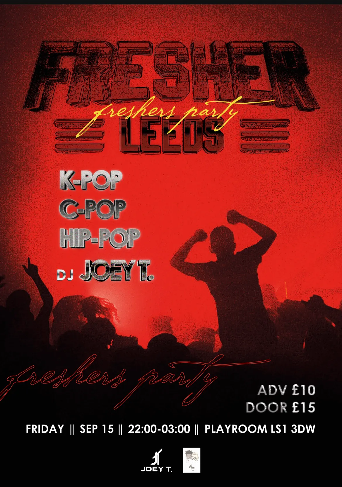 Fresher's Party Leeds at Playroom Leeds, Leeds on 15th Sep 2023 | Fatsoma