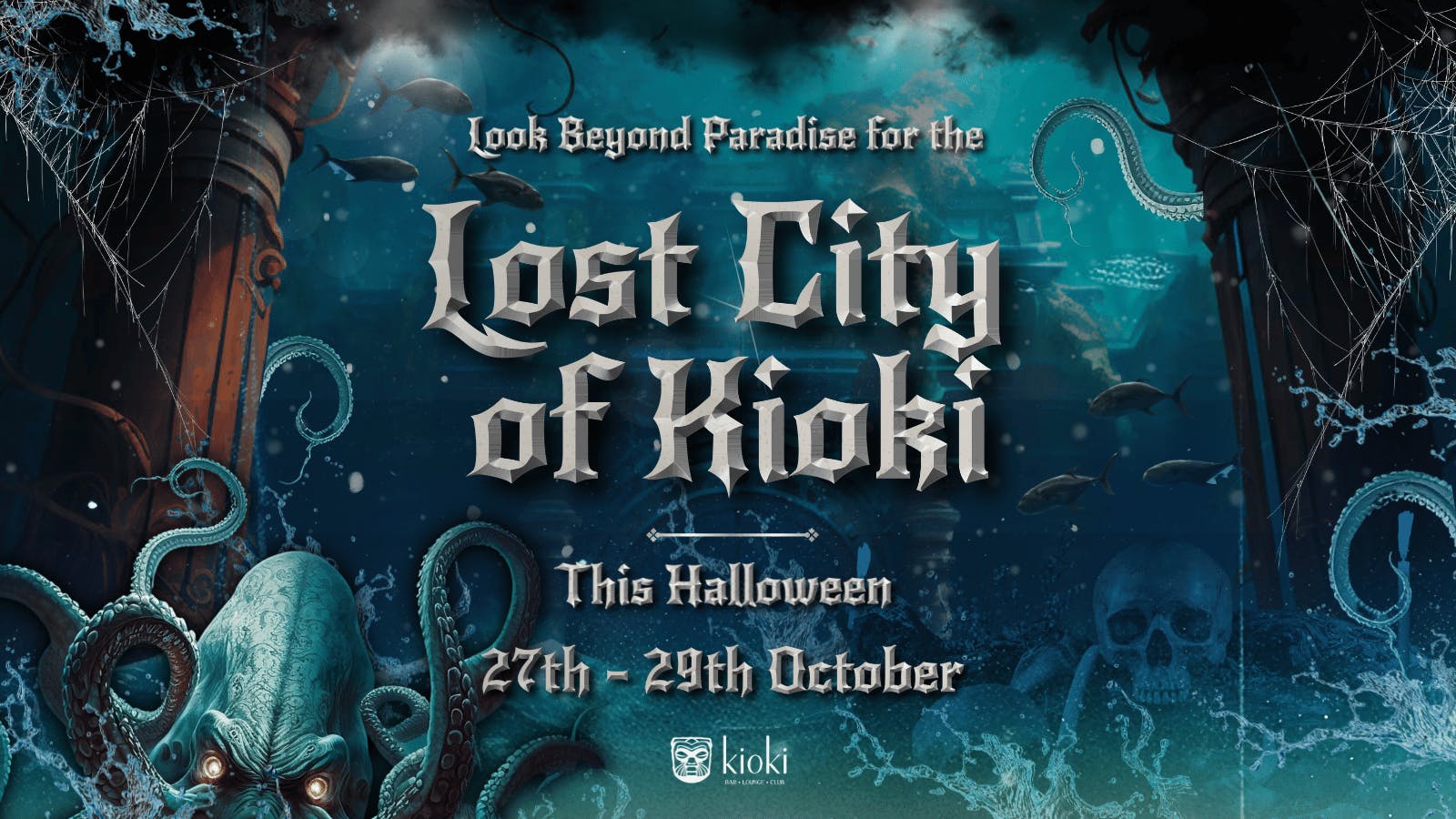 Saturday Tickets - Lost City of Kioki at Kioki, Swindon on 28th Oct ...